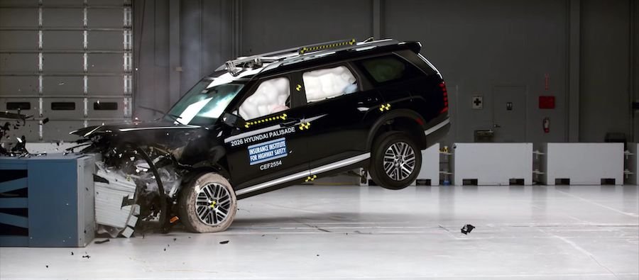 2026 Hyundai Palisade Falls Short in IIHS Crash Test